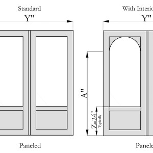 Paneled Style Double Doors - The Porch CompanyThe Porch Company